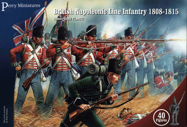Perry Miniatures : Plastic Napoleonic British Line Infantry box set ...